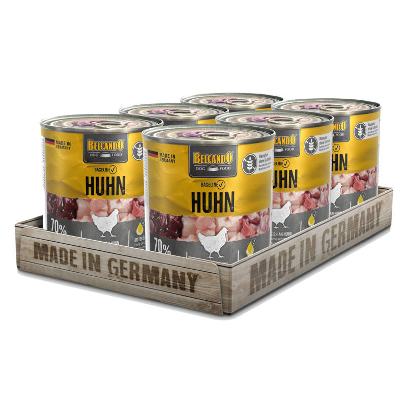 6 x 800 g Belcando Baseline Huhn - Tierfutterkiste Paul Heider